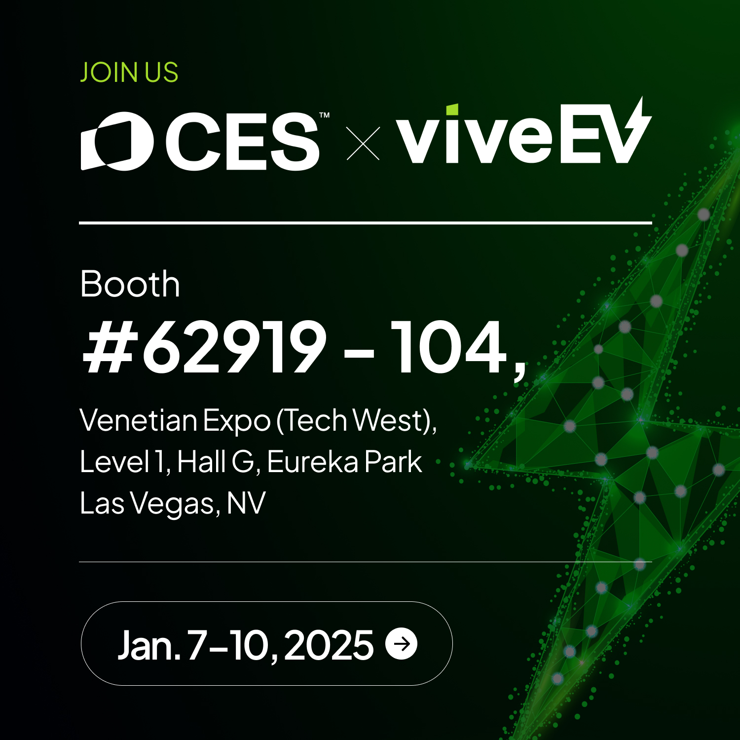 viveEV Heads to CES 2025: Pioneering the Future of EV Charging | viveEV